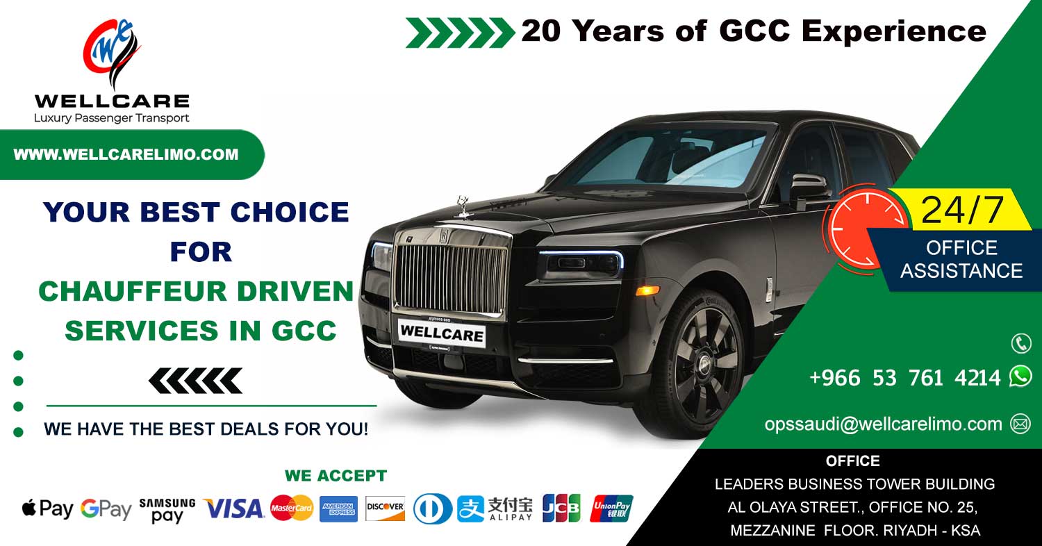 Contact Us - Car with driver in Riyadh - Wellcare Limousines Saudi
